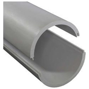 Cantex A52FAZS PVC Conduit, PVC, Schedule 40 Split Duct PVC, 10 Ft L, 5 ...