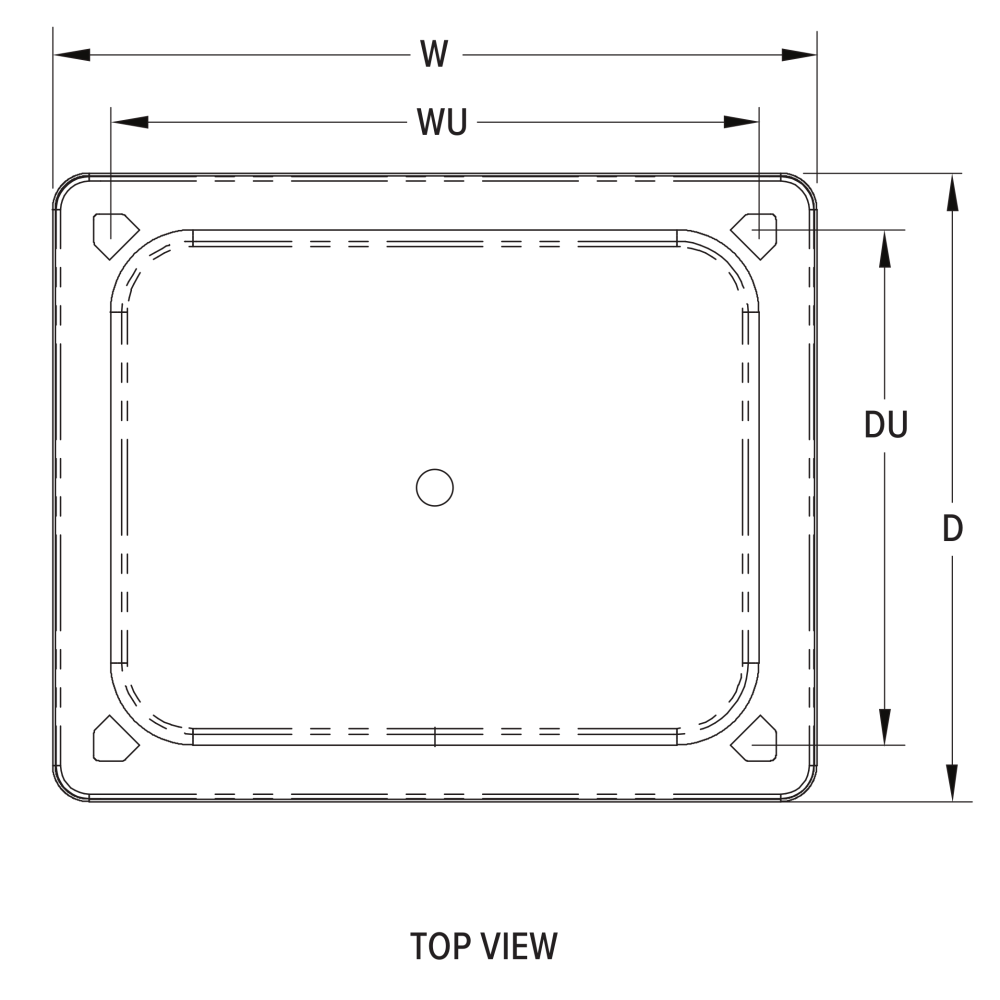 Half size Super Pan V Flexible Steam Table Hotel Pan Lid In White half-size-super-pan-v-flexible-steam-table-hotel-pan-lid-in-white