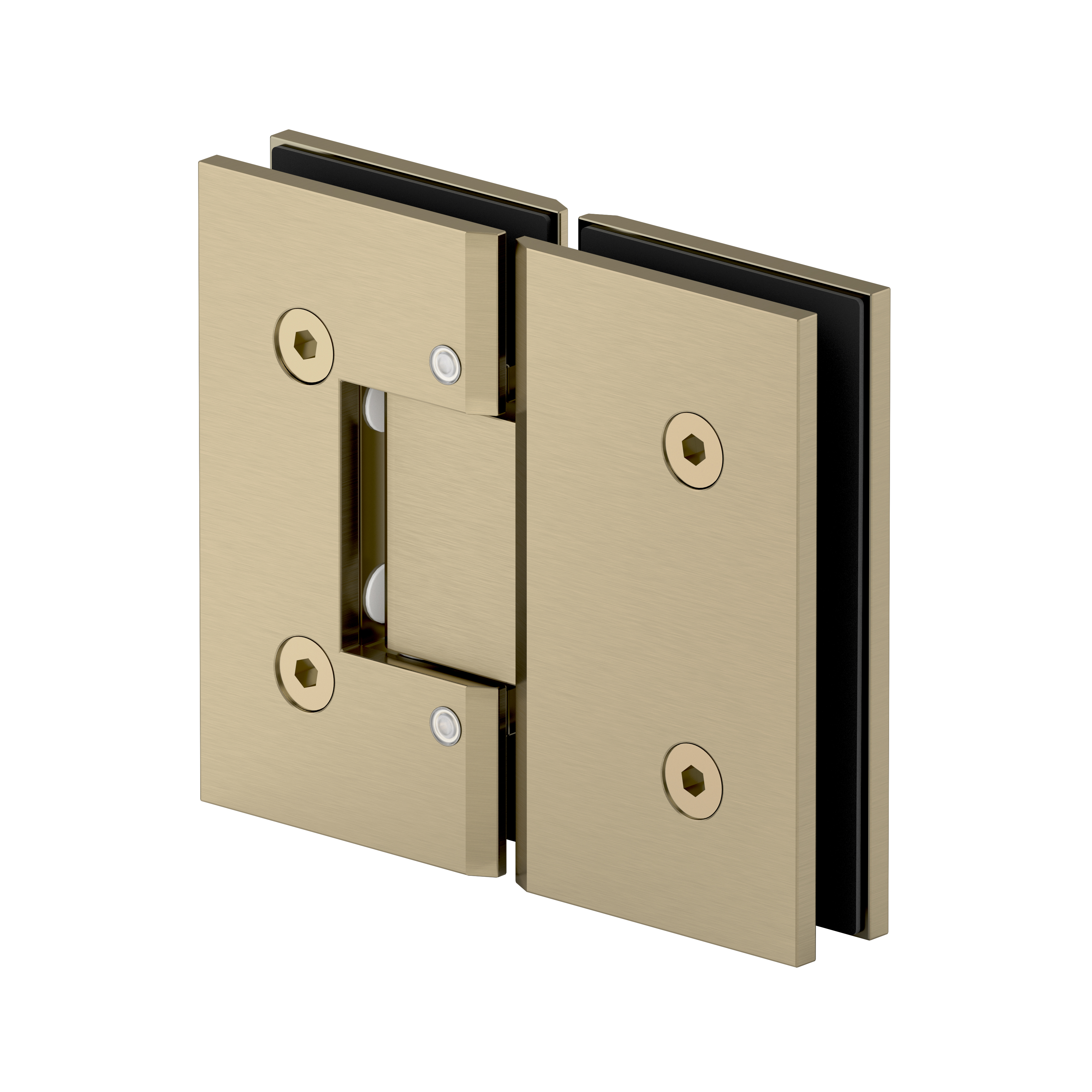 Adjustable 180 Degree Glass-to-Glass Hinge – Future Glass LLC