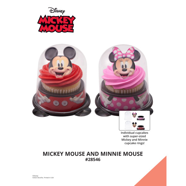 Mickey Mouse And Minnie Mouse Cupcake | DecoPac