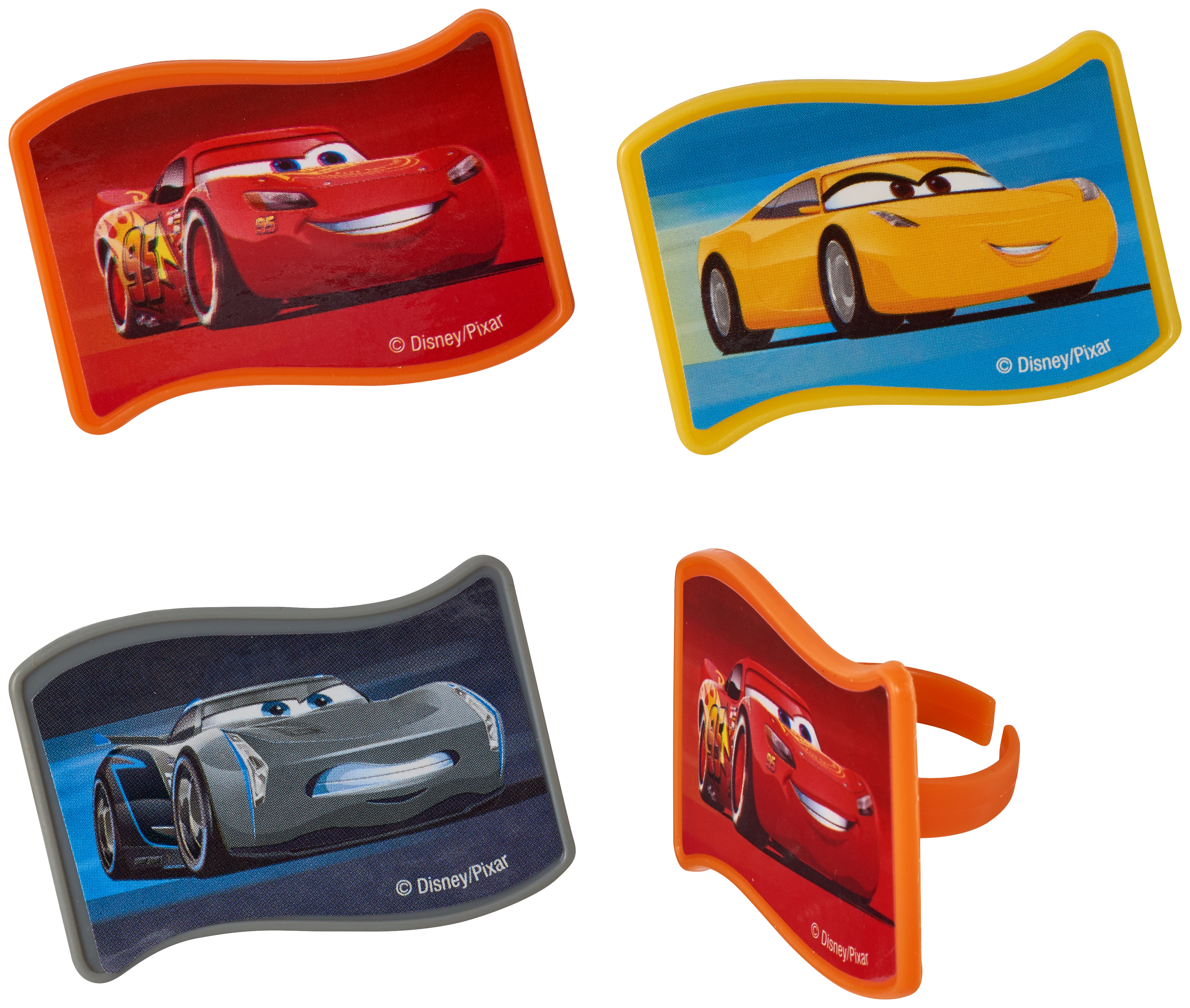 Cars 3 Nex Gen Racers Cupcake Rings | DecoPac