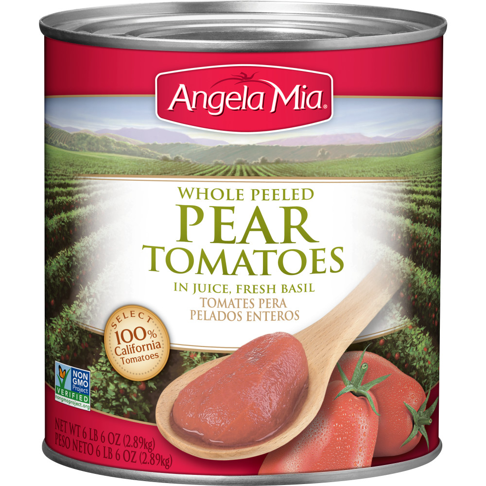 ANGELA MIA Whole Peeled Pear Tomatoes | Conagra Foodservice