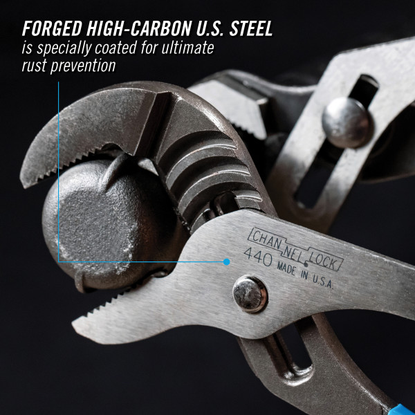 440® 12-inch Straight Jaw Tongue & Groove Pliers - Channellock, Inc.