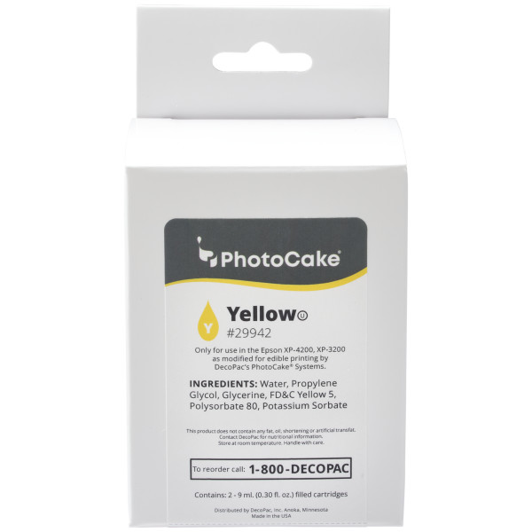 Photocake Xp4200 Ctrg Yellow Photocake Ink | DecoPac