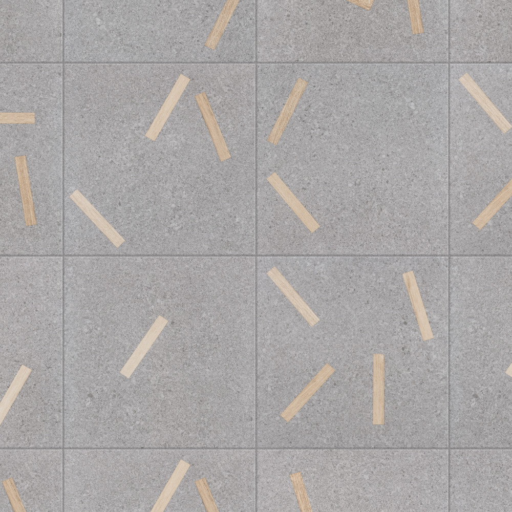 Komi Maolan Antracita 7-7/8 in. x 7-7/8 in. Porcelain Floor and Wall ...