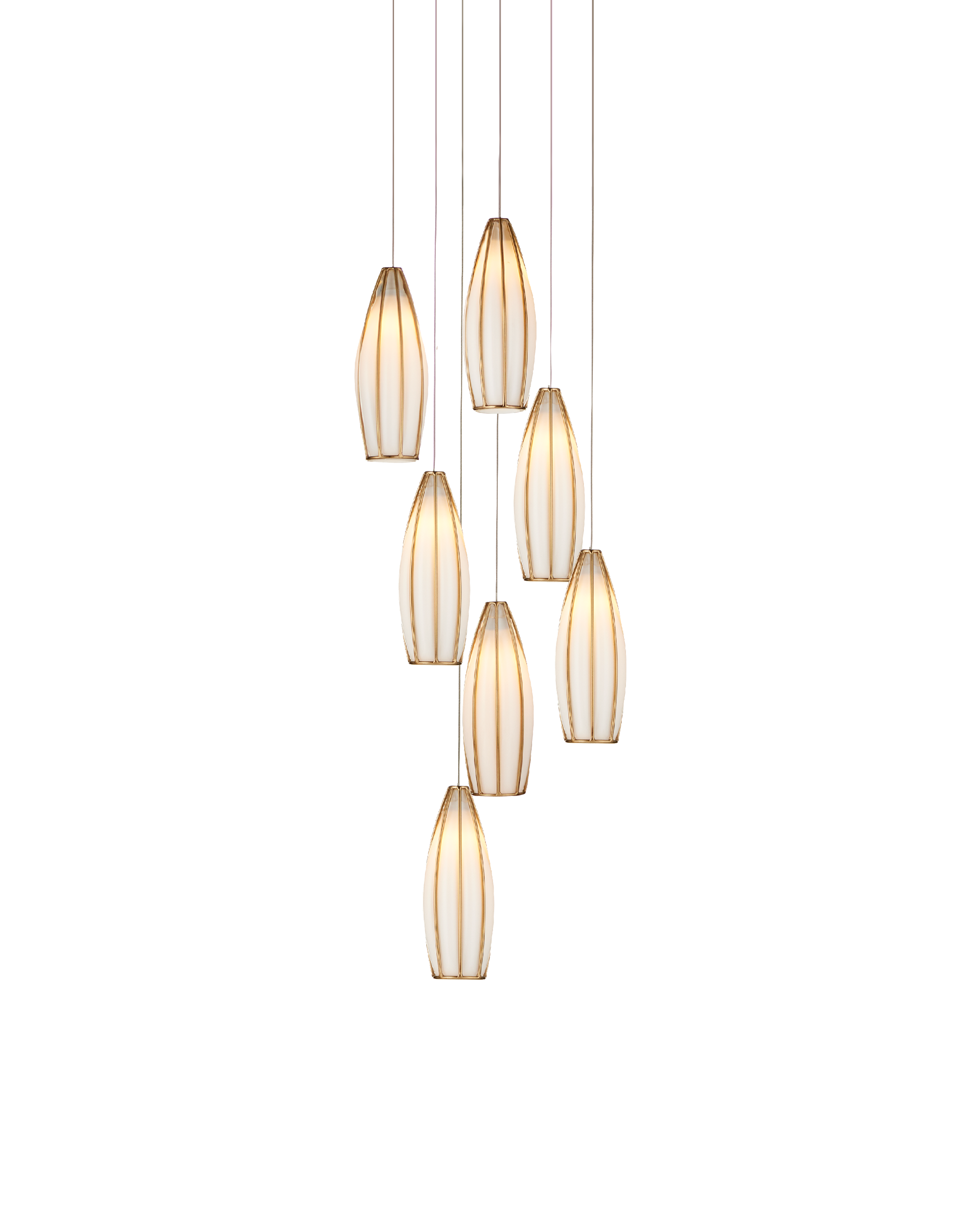 Parish 7-Light Round Multi-Drop Pendant