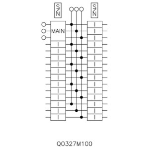 Square D (Schneider Electric) QO327M100 Load Center, QO, 3 Phase, 27 ...