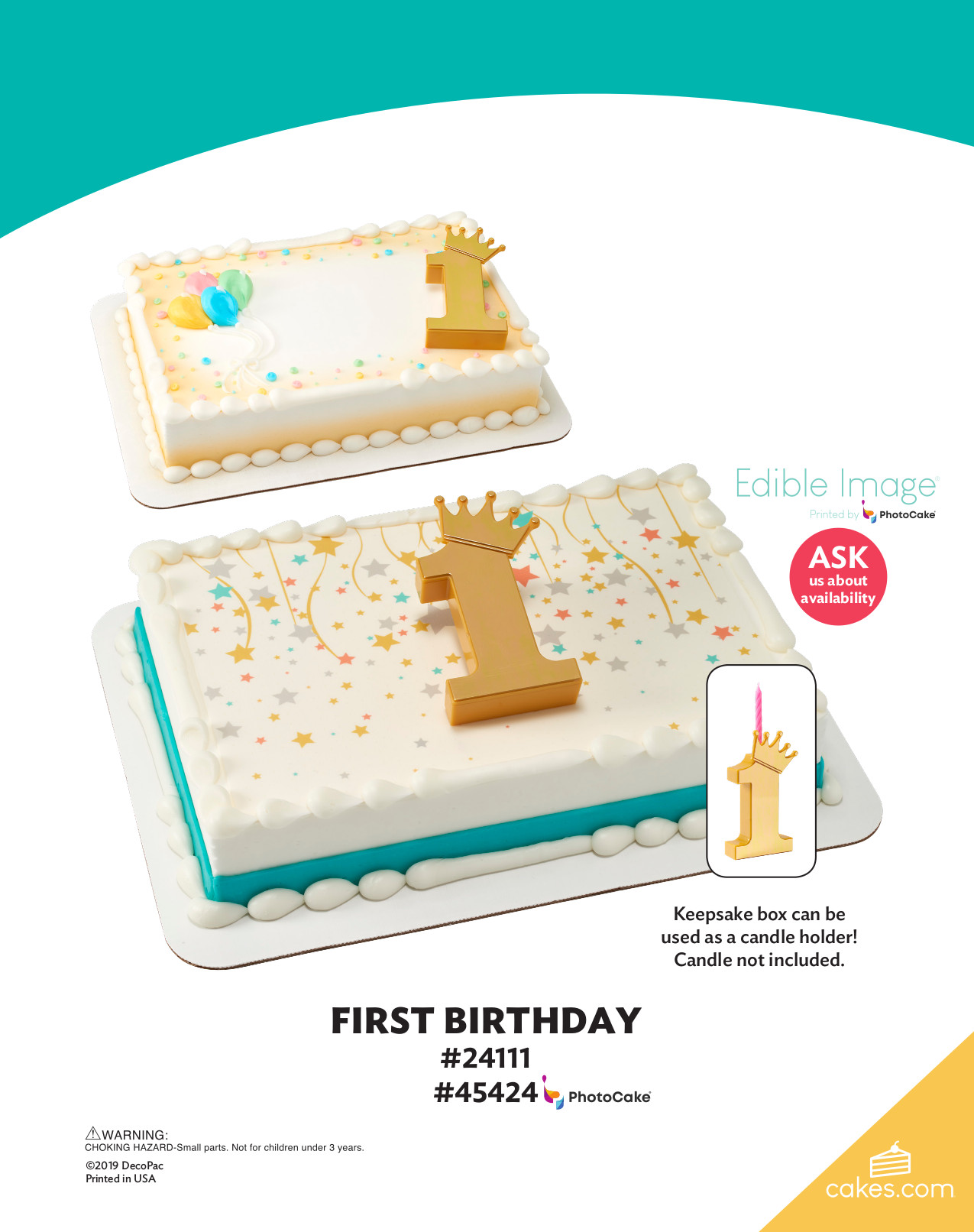 First Birthday Decoset | DecoPac