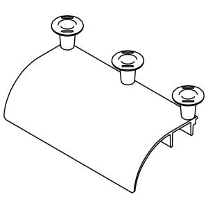 Chatsworth 12100-207 Cable Runway Radius Drop; Cross Member; Computer ...