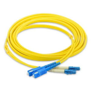 Netsource NLSMP-LCSC-1M Net-Lite Series, Fiber Patch Cable, Singlemode, LC To SC, Plenum, 1 M ...