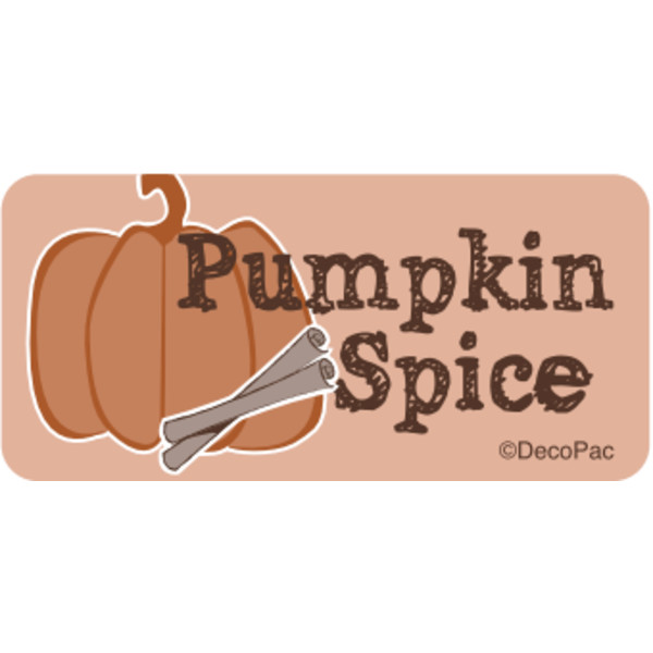 Pumpkin Spice Merchandising Label | DecoPac