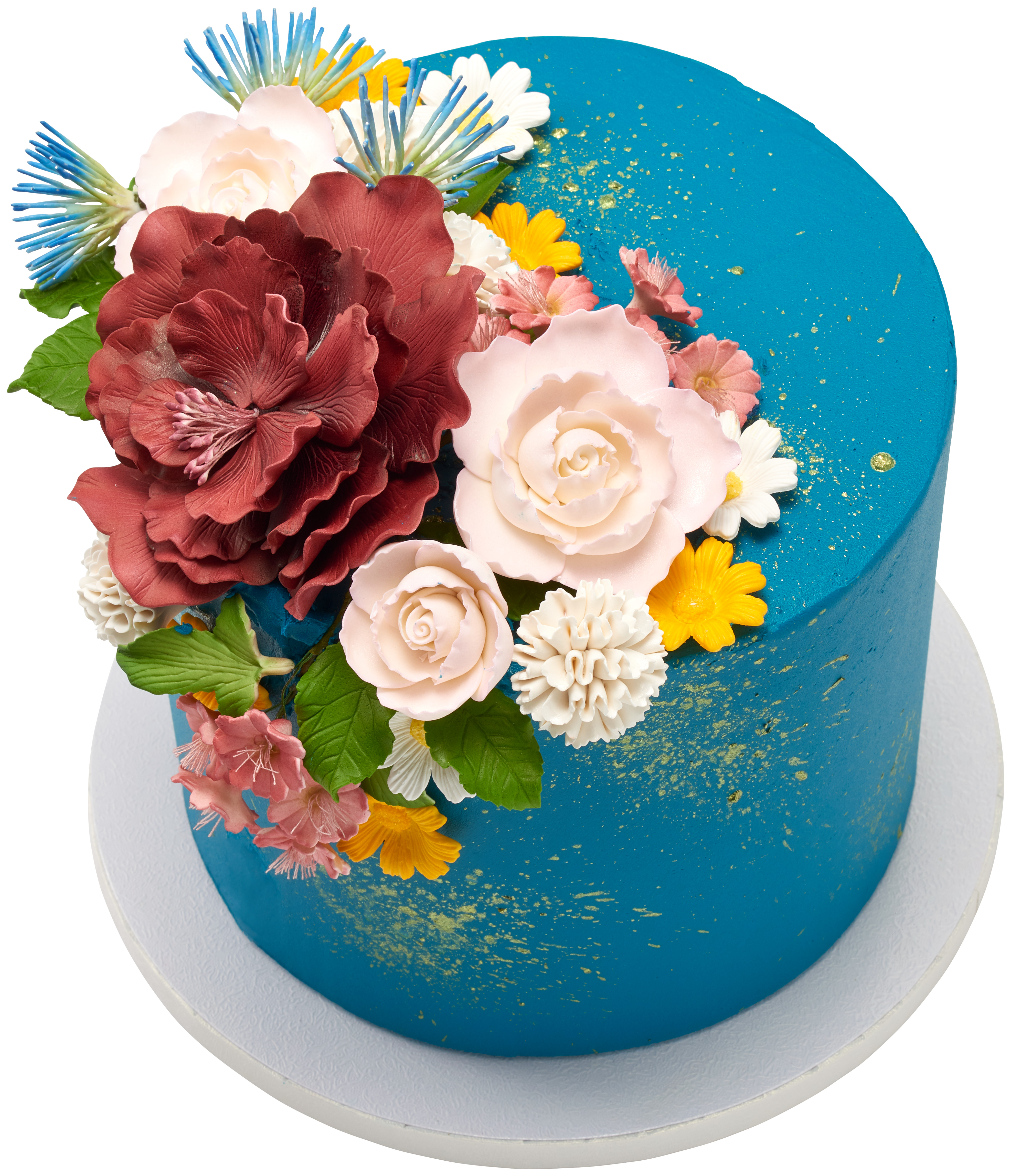Ruffled Edge Rose Assortment Gum Paste Flowers | DecoPac