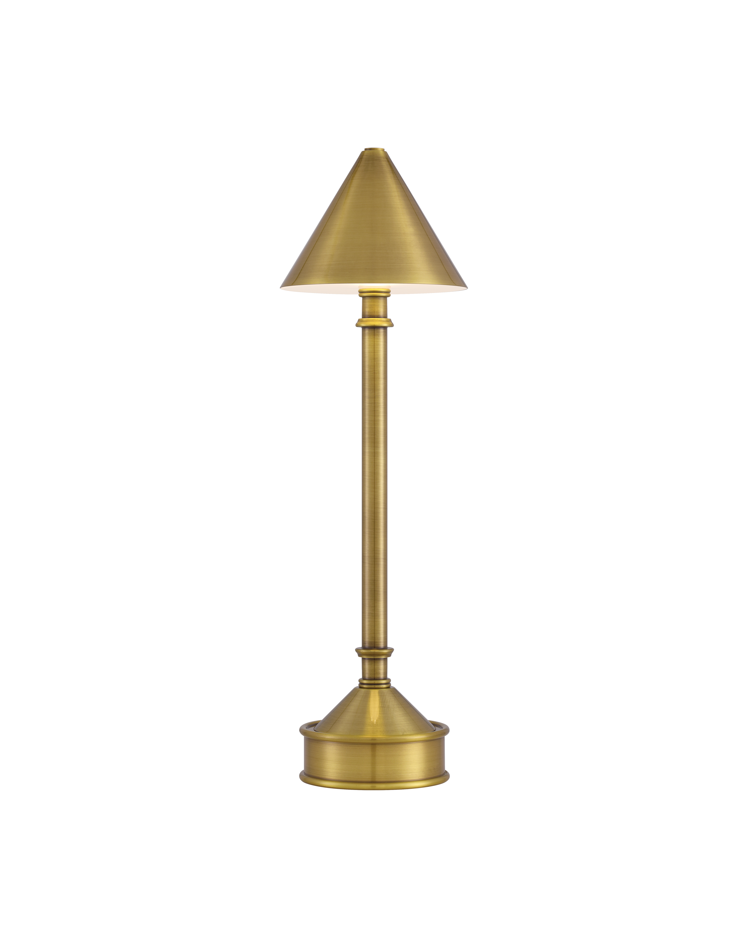 Traipse Brass Cordless Table Lamp