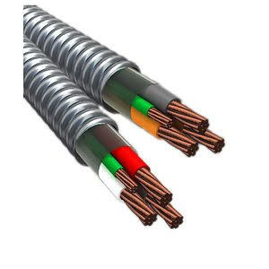 Graybar Vendor MC ALUM 6/3-CUT REEL MC Cable, Aluminum, Cut Reel, 6 AWG ...