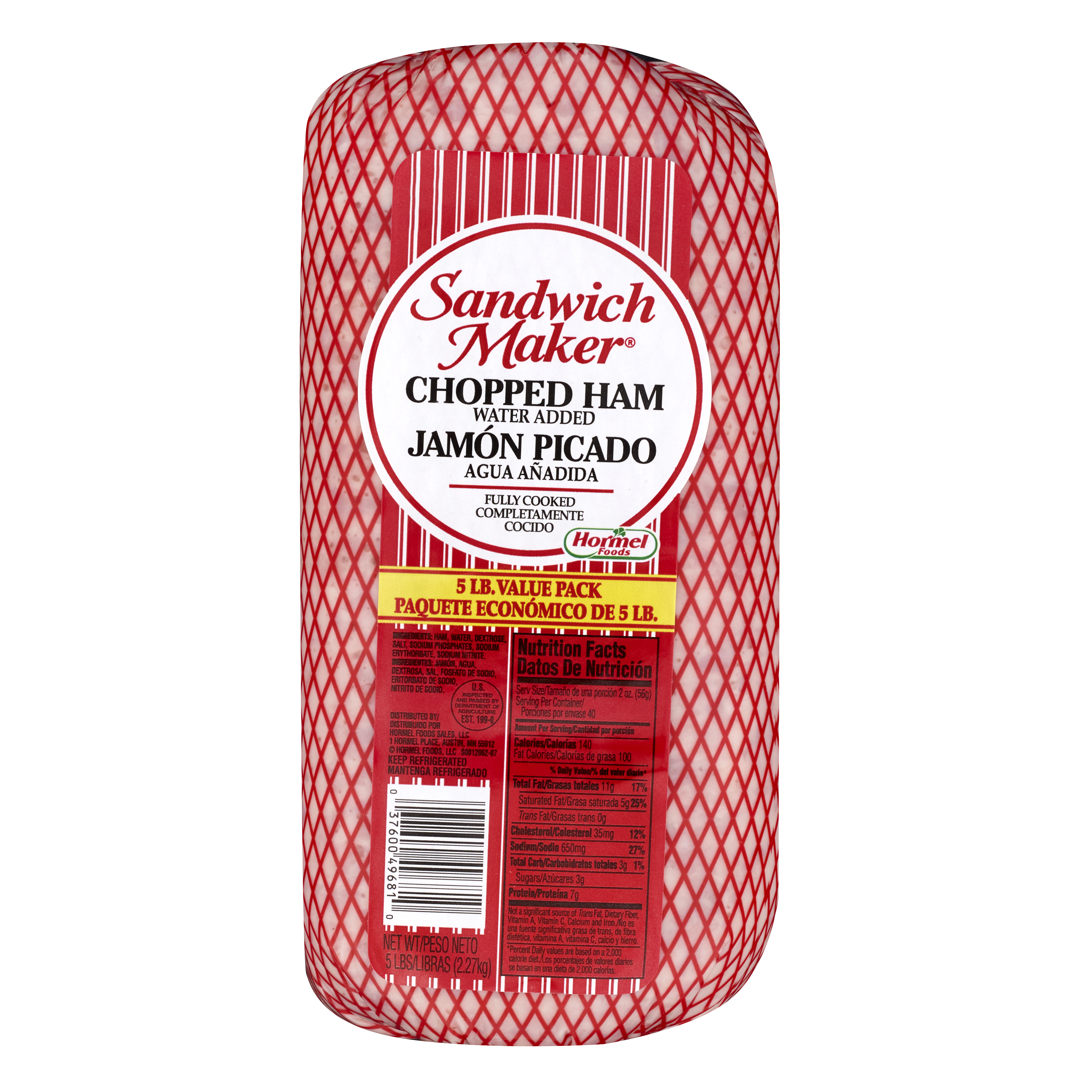 Hormel Smart Label - HORMEL SANDWICH MAKER Chopped Ham