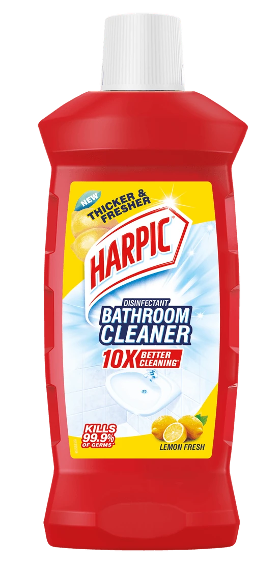 Harpic Bathroom Disinfectant Cleaner - Lemon Liquid 1000 ml Online | Harpic