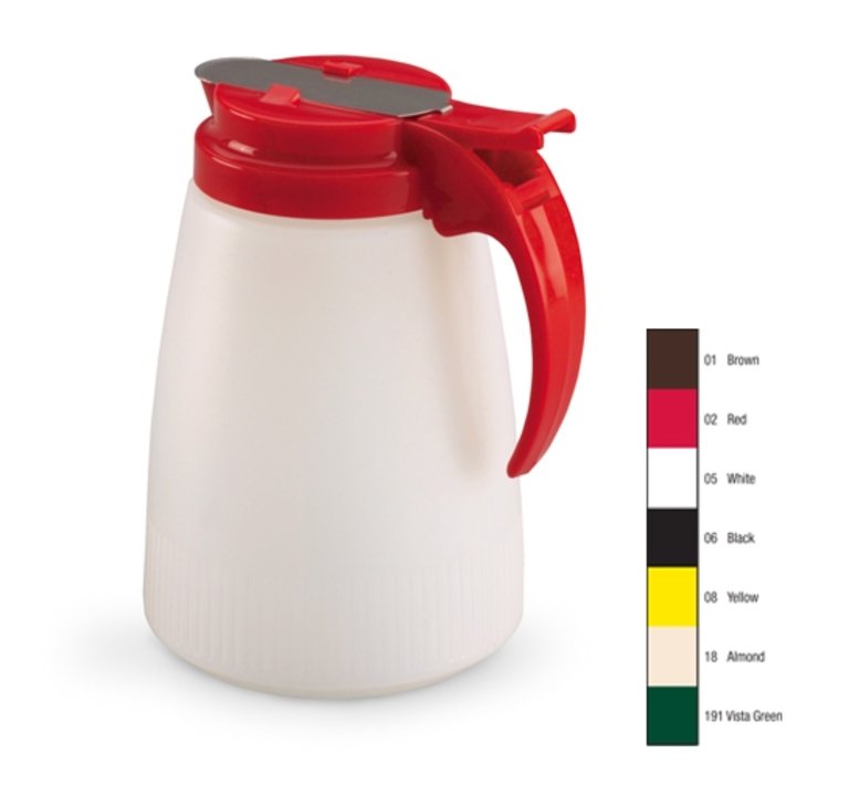 32-ounce Dripcut® server with plastic jar and brown plastic top