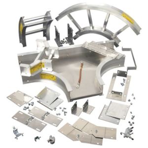 B-Line (Eaton) 9A-1066-6 Series 2-5, Splice Plate, Aluminum, 4-Hole, 6 ...