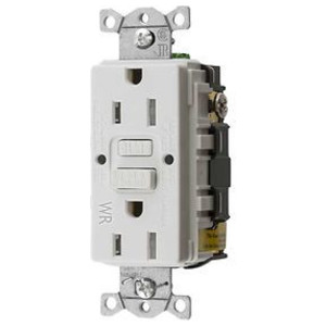 Hubbell Wiring Device - Kellems GFTWRST15W Style Line® Tamper/Weather ...