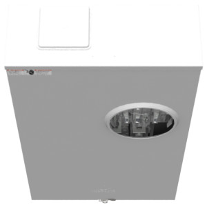 Milbank U2120-X-2/K7 Meter Socket, Ringless, 320A, 600V, 3-Phase, 7-Jaw ...