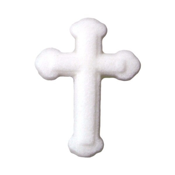 Small White Cross Dec Ons Decorations | DecoPac