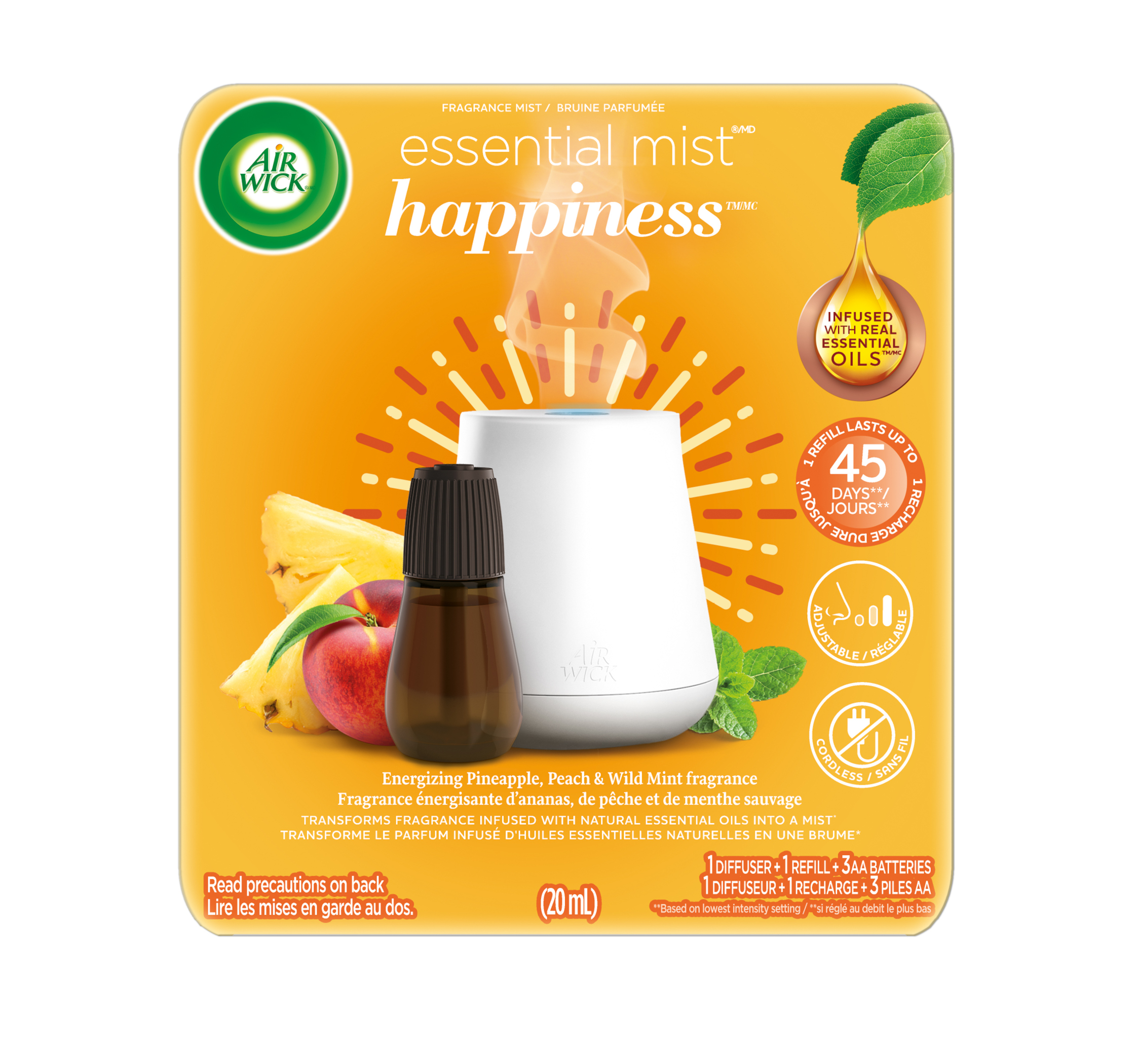Essential Mist® Diffuser Happiness® | Air Wick® Canada