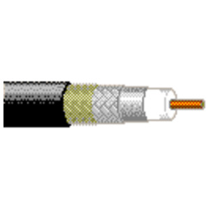 Belden RG6U-O-60-FA-FN-R-BED RG-6 Outdoor CATV Cable, 18 AWG, 1000 Ft ...