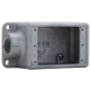 Crouse Hinds (Eaton) FD3 Condulet® FD Box, Feraloy Iron Alloy, 1-Gang ...