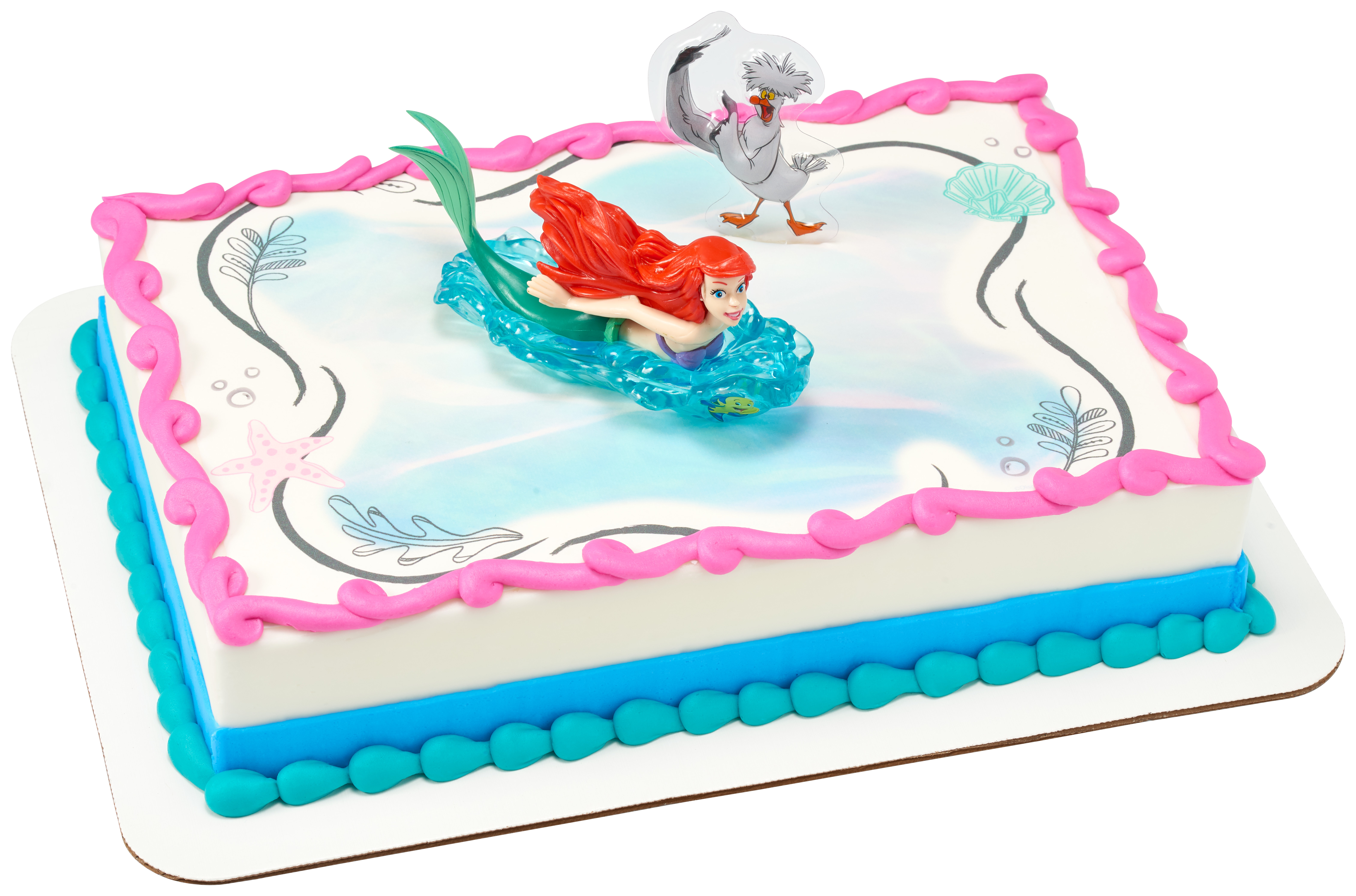 Disney Princess The Little Mermaid Ariel And Scuttle Decoset | DecoPac