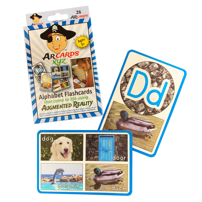 PBS Publishing AR Cards XYZ, Augmented Reality Alphabet Flashcards ...