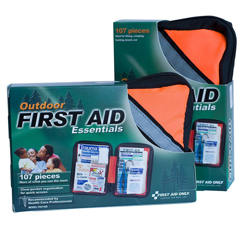 First Aid Only® Outdoor First Aid Kit, 107 Piece, Fabric Case - Zuma
