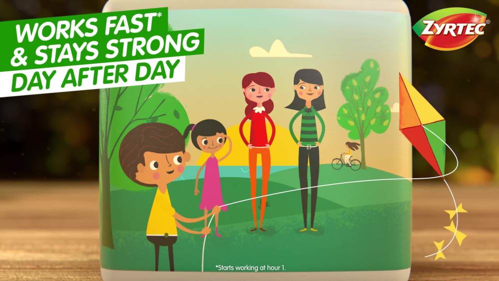 Children's Zyrtec 24 Hour Allergy Relief Syrup, Grape Flavor, 8 fl. oz ...