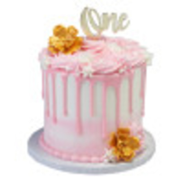 Decopac Ruffle Flower Gold Gum Paste Flowers | DecoPac