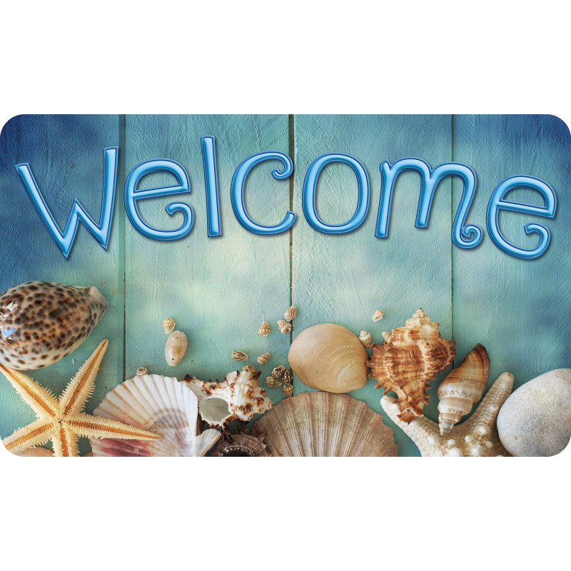 Ashley Productions® The Original Fun Mat™, Welcome Mat, 18" x 30 ...
