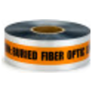 3M 409 Scotch® Detectable Buried Barricade Tape CAUTION BURIED FIBER ...