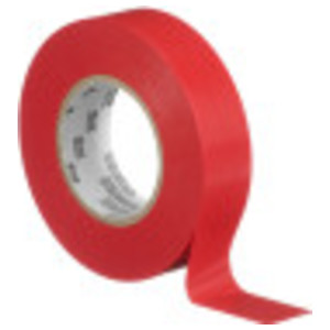 3M 165RD4A 3M™ Temflex™ Vinyl Electrical Tape 165, Red, 3/4 In X 60 Ft ...