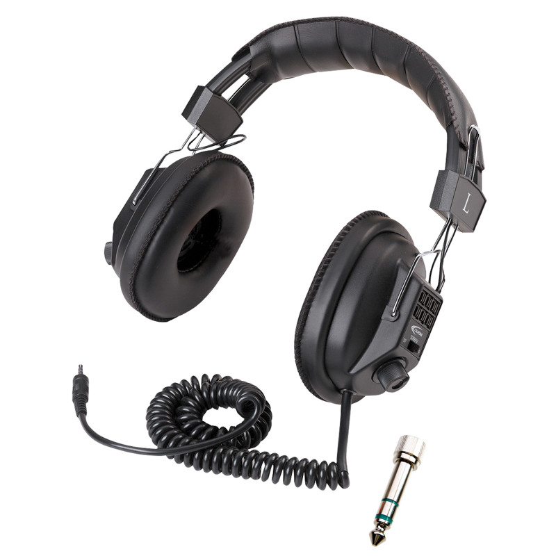 Califone Switchable Stereo/Mono Headphone, with 3.5mm plug and 1/4 ...