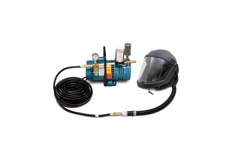 All-in-one head, eye, face, and respiratory protection