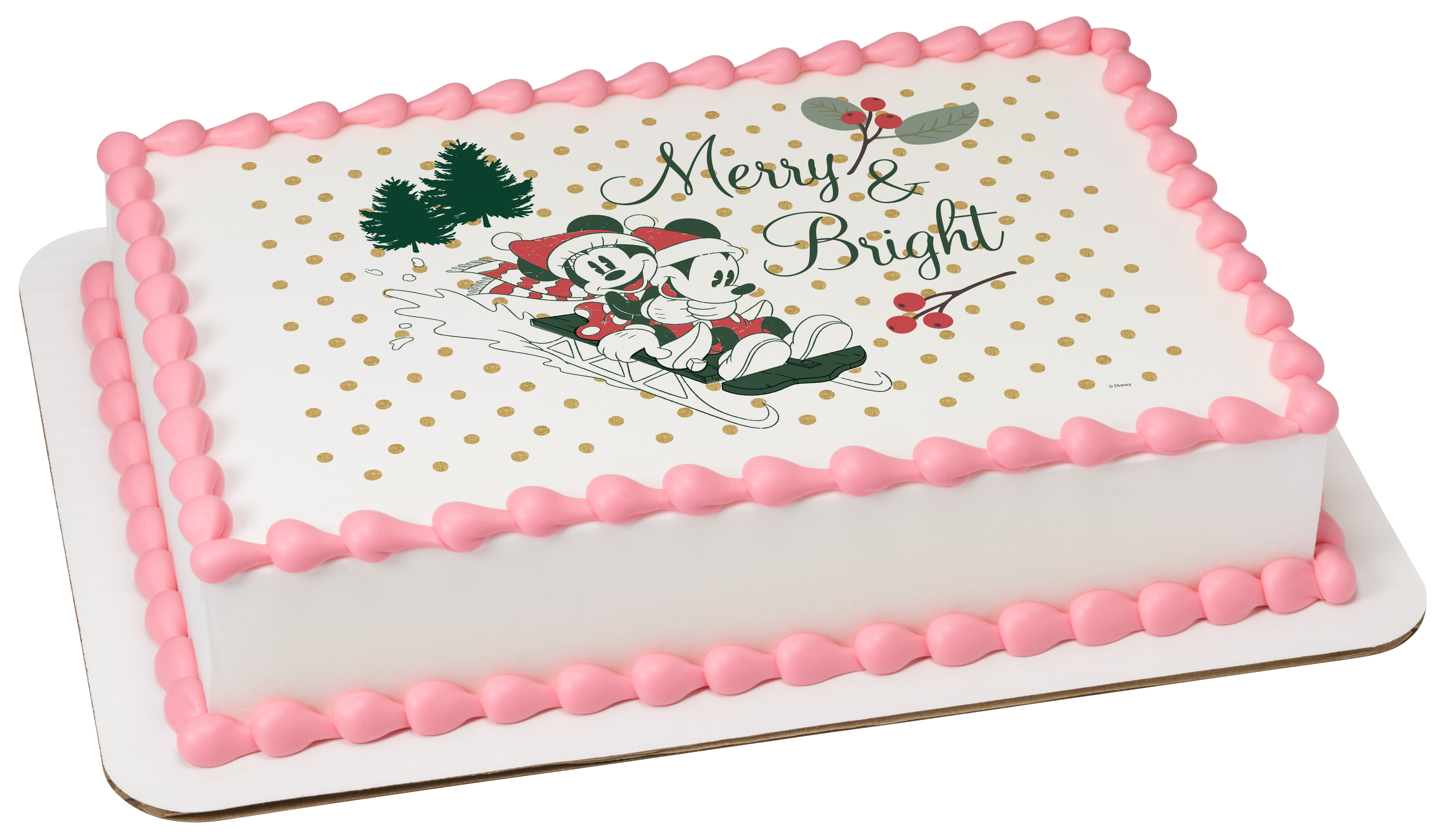 Mickey Mouse And Minnie Mouse Merry And Bright | DecoPac