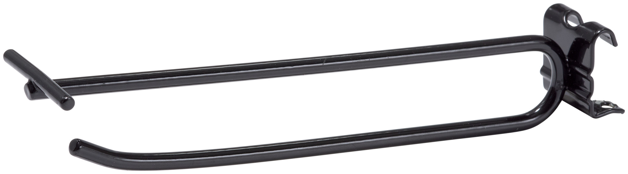 Crossbar Hook 6 Black With Retail Label Holder | DecoPac