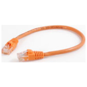 Quiktron (Legrand) OR-566-140-005 Copper Patch Cables, 5 Ft., Orange, RJ-45 Male To Male, Cat 6 ...