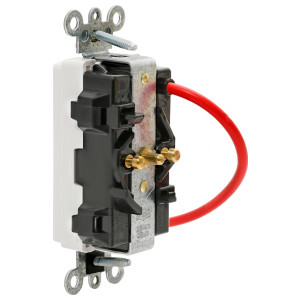 Leviton MT163-SCI Lev-Lok Decora Plus Duplex Receptacle Outlet, Heavy ...