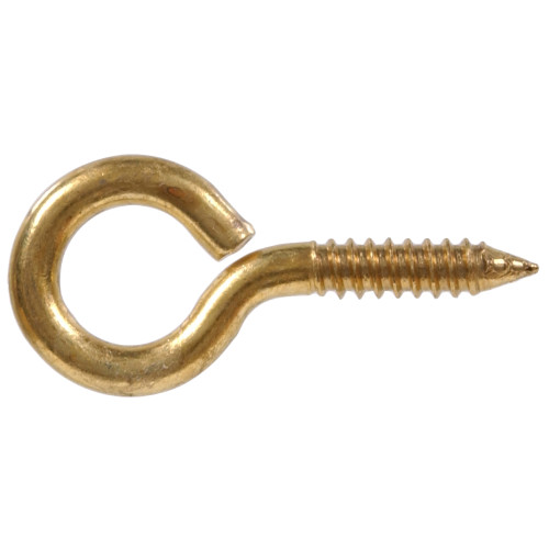 Hardware Essentials Screw Eye Brass (0.307"2-7/8")