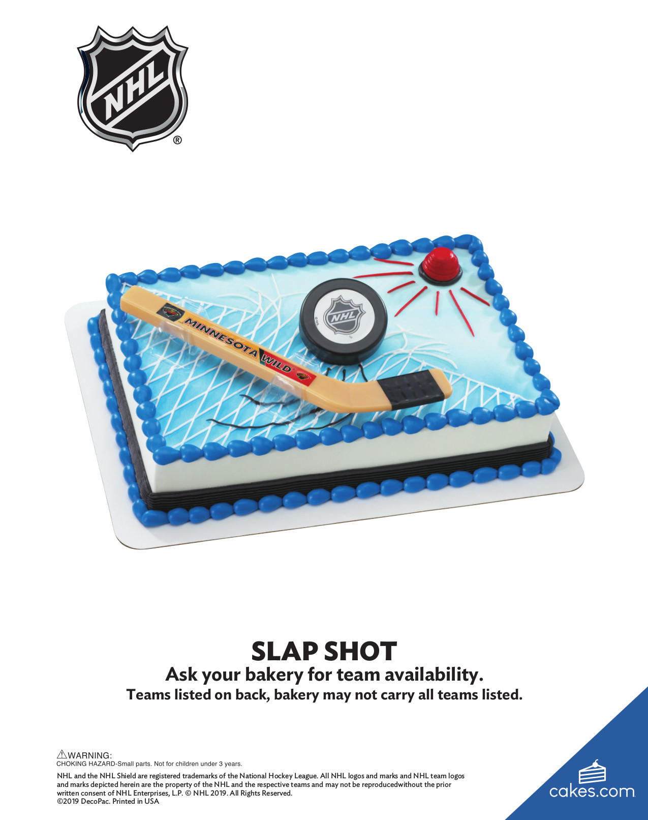 Nhl Slap Shot Decoset All Teams Tmoc Page | DecoPac