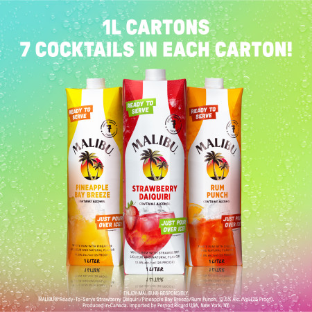 Malibu Premixed Cocktail Rum Punch