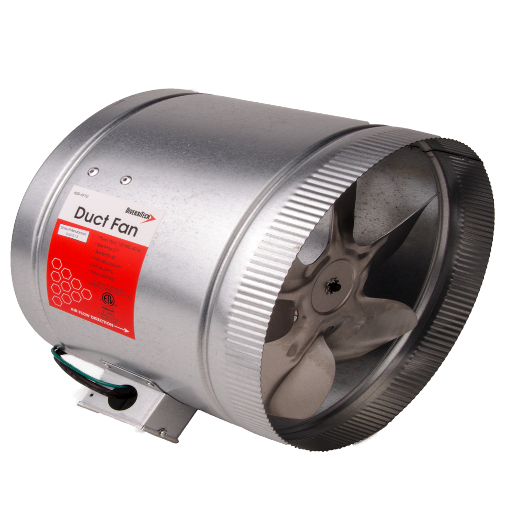 Duct Fan, 10in, 650CFM, 60w - 625-AF10 | DiversiTech