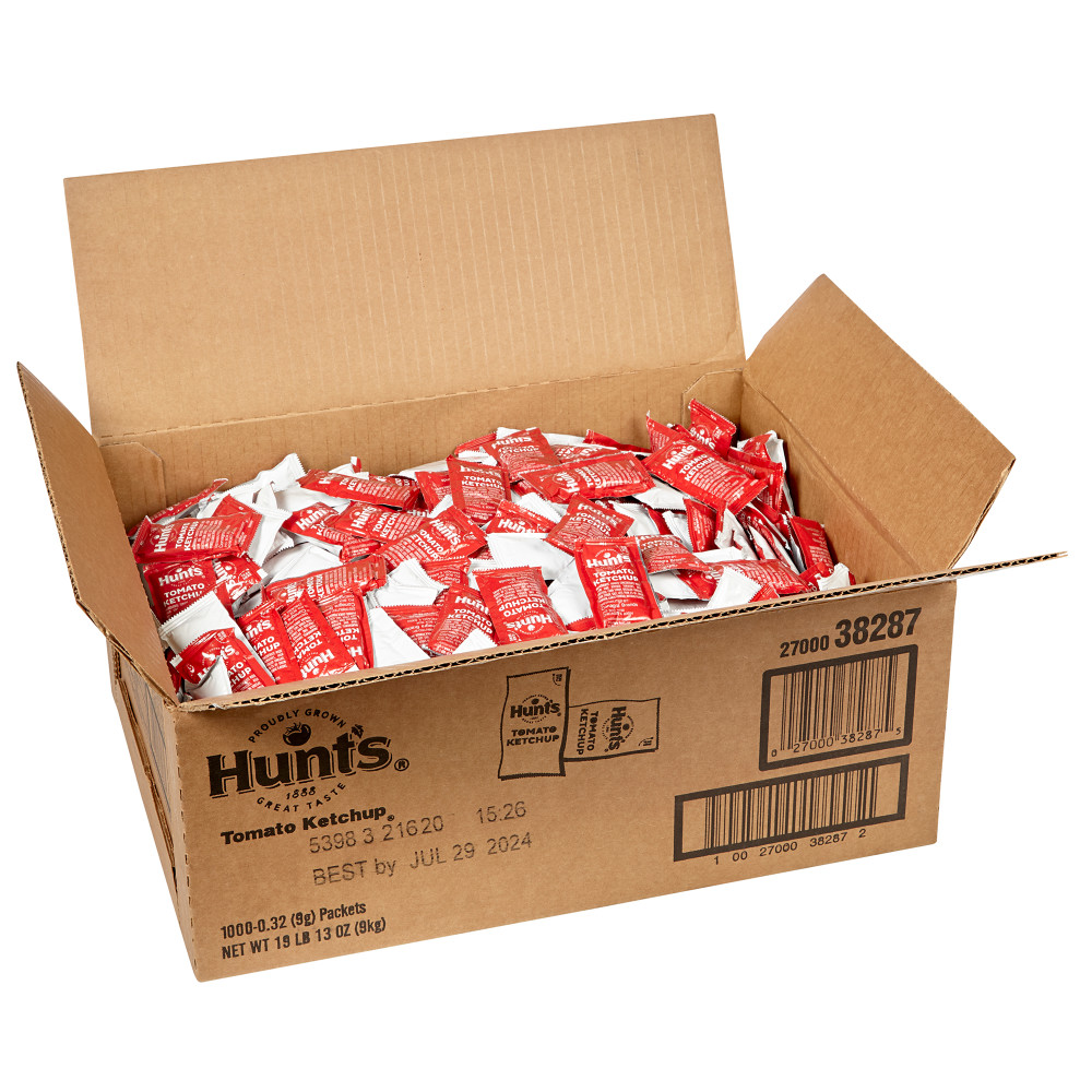 Hunt's Tomato Ketchup Portion Control Packets - 1000/9g | Conagra ...