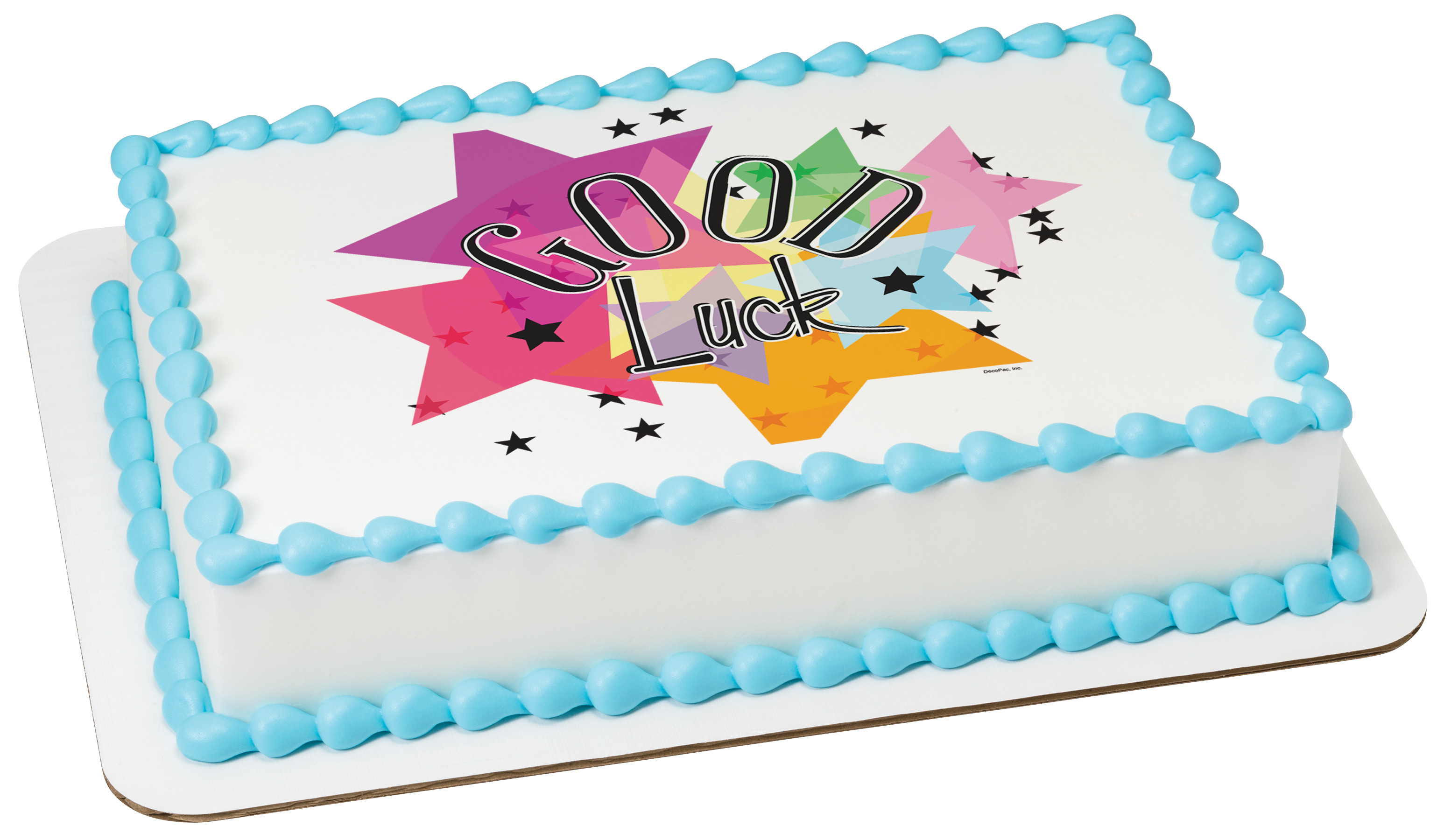Good Luck Stars Photocake Image | DecoPac