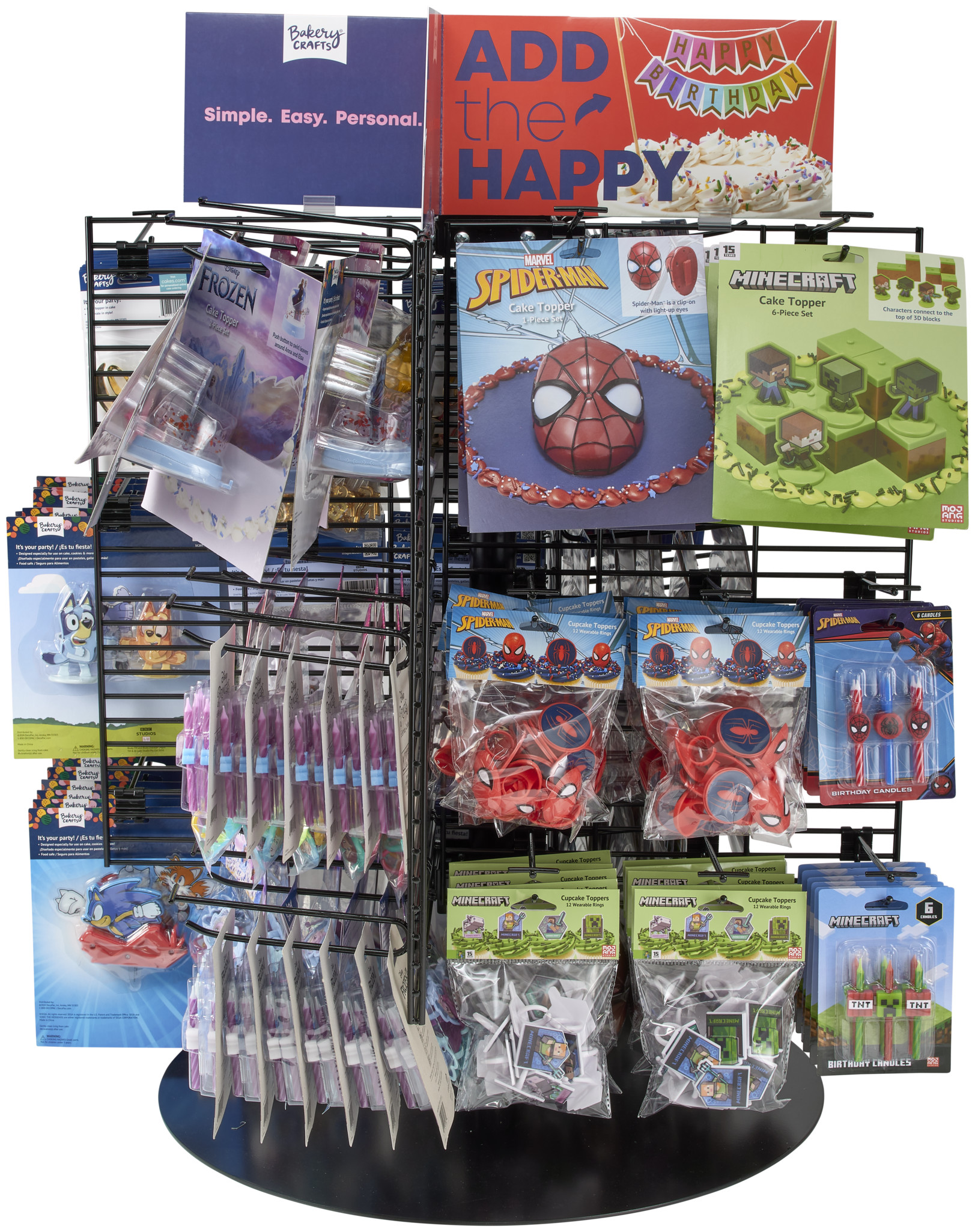 Bakery Crafts Retail Decoration Floor Rack | DecoPac