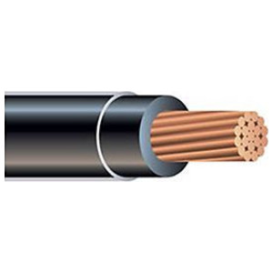 Graybar Vendor THHN-8-STR-BLK-500R THHN Building Wire, 8 AWG, Stranded ...